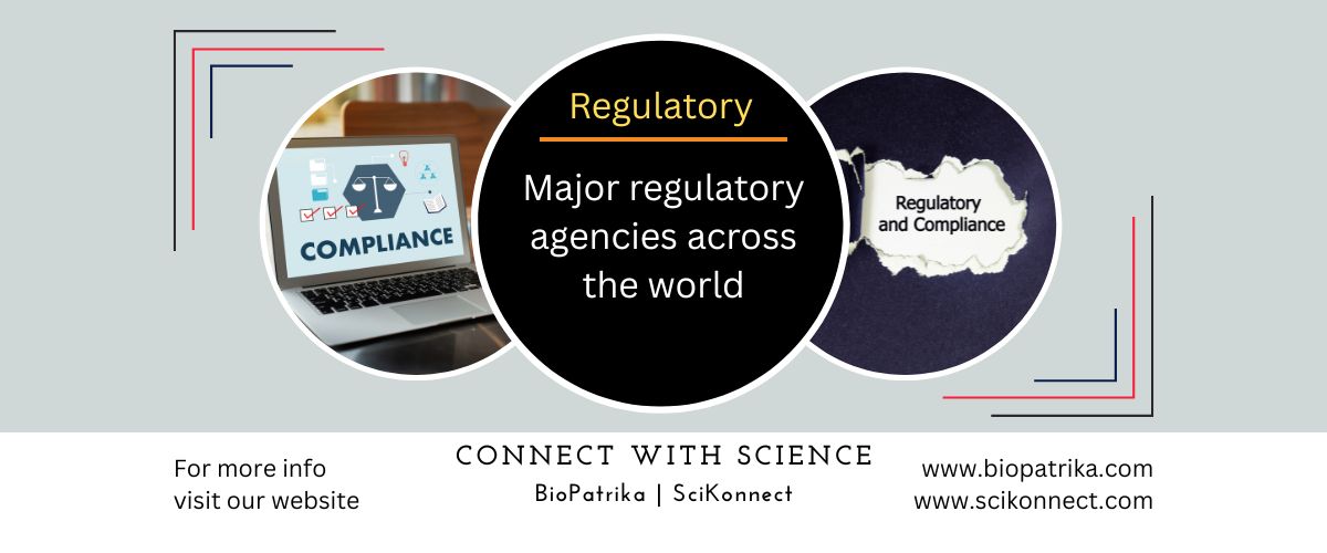 Major regulatory agencies across the world - SciKonnect